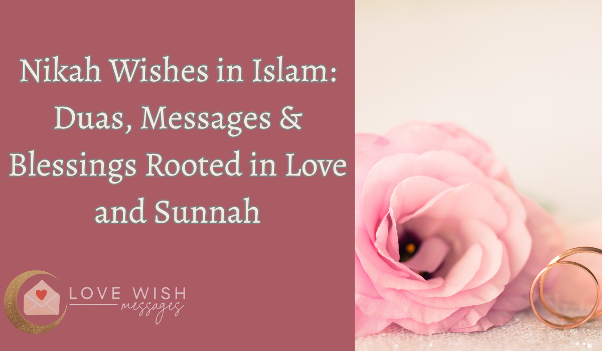 200+ Nikah Wishes in Islam – Duas & Wedding Messages
